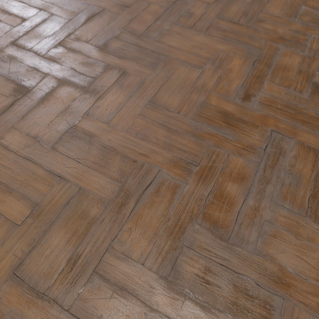 Aged Oak Herringbone Parquet Texture 3392 - LotPixel