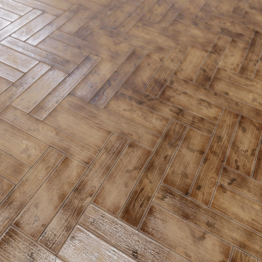 Aged Patina Oak Herringbone Parquet Texture 3395 - LotPixel