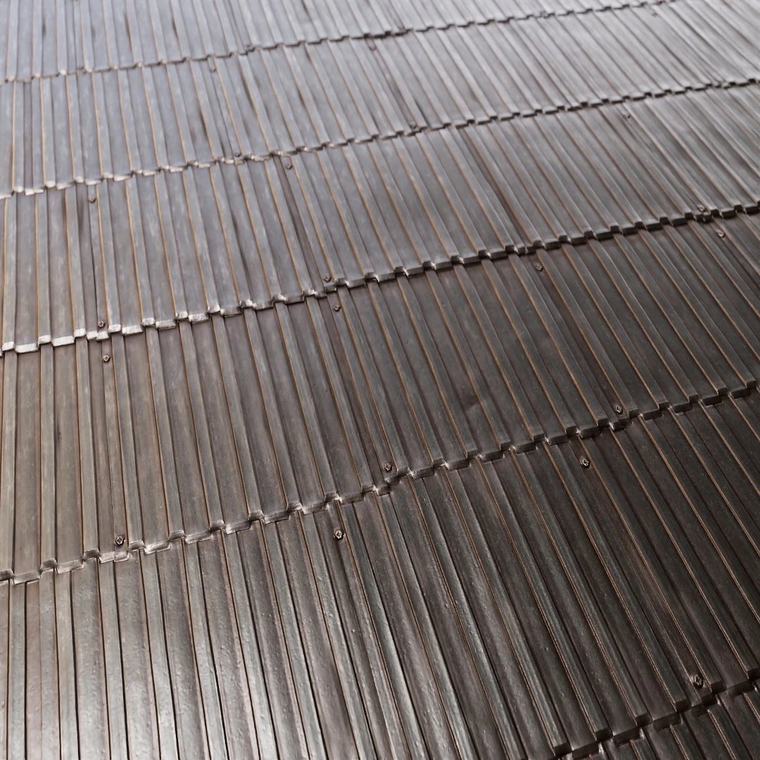 Aged Zinc Metal Roof Texture 4126 - LotPixel