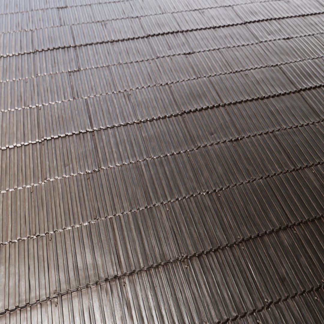 Aged Zinc Metal Roof Texture 4126 - LotPixel