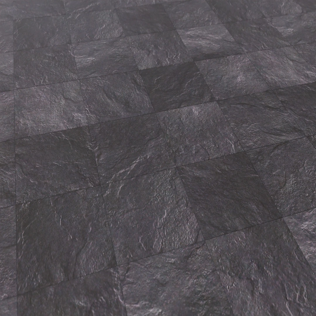Black Riverstone Stonage Tile Texture 2760 - LotPixel