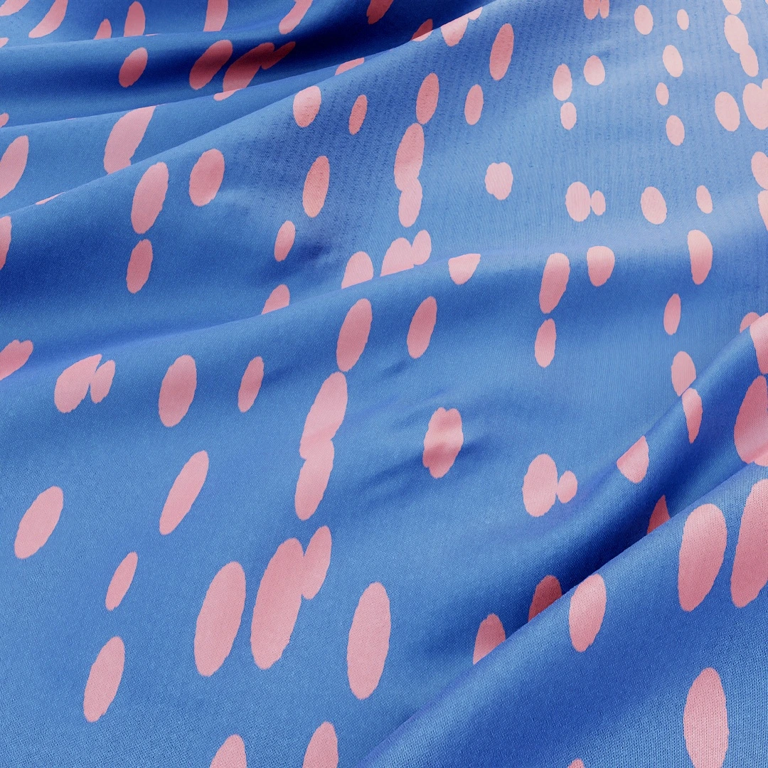 Blue Pink Speckled Fine Fabric Texture 1839 - LotPixel
