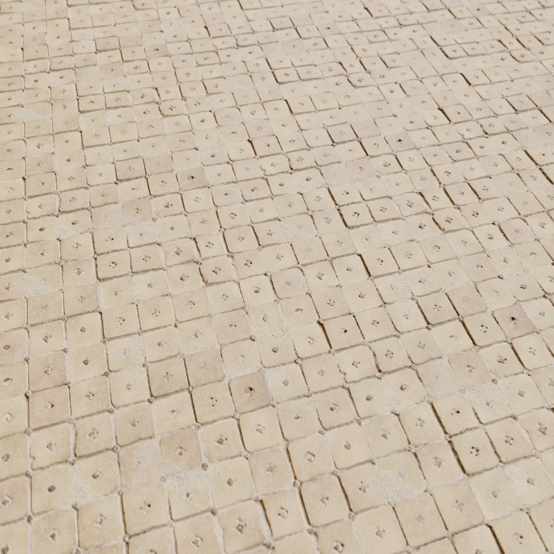 Classic Sandstone Patterned Tile Texture 3842 - LotPixel