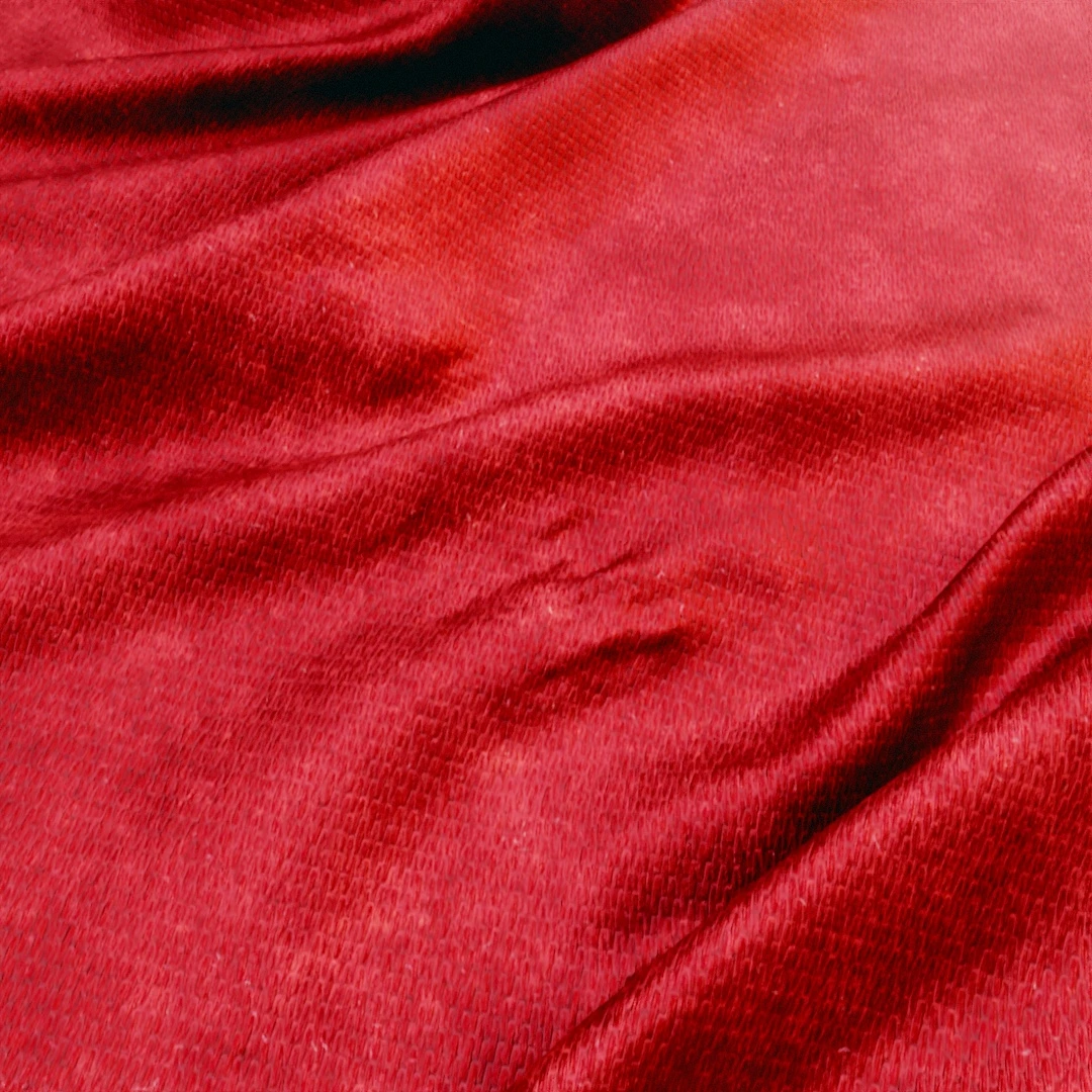 Crimson Elegance Worn Satin Texture 3655 - LotPixel