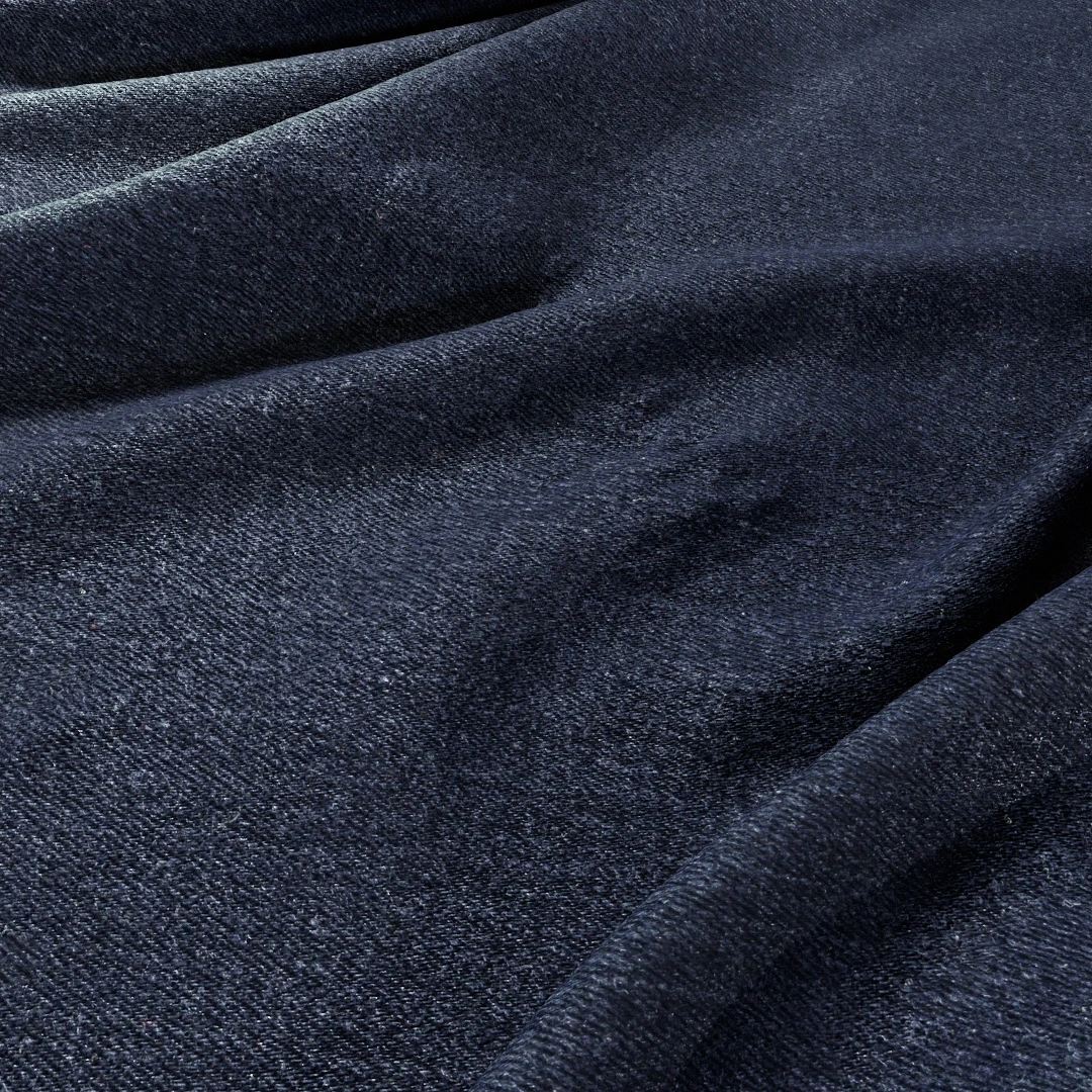 Dark Blue Denim Fabric Texture 5358 - LotPixel