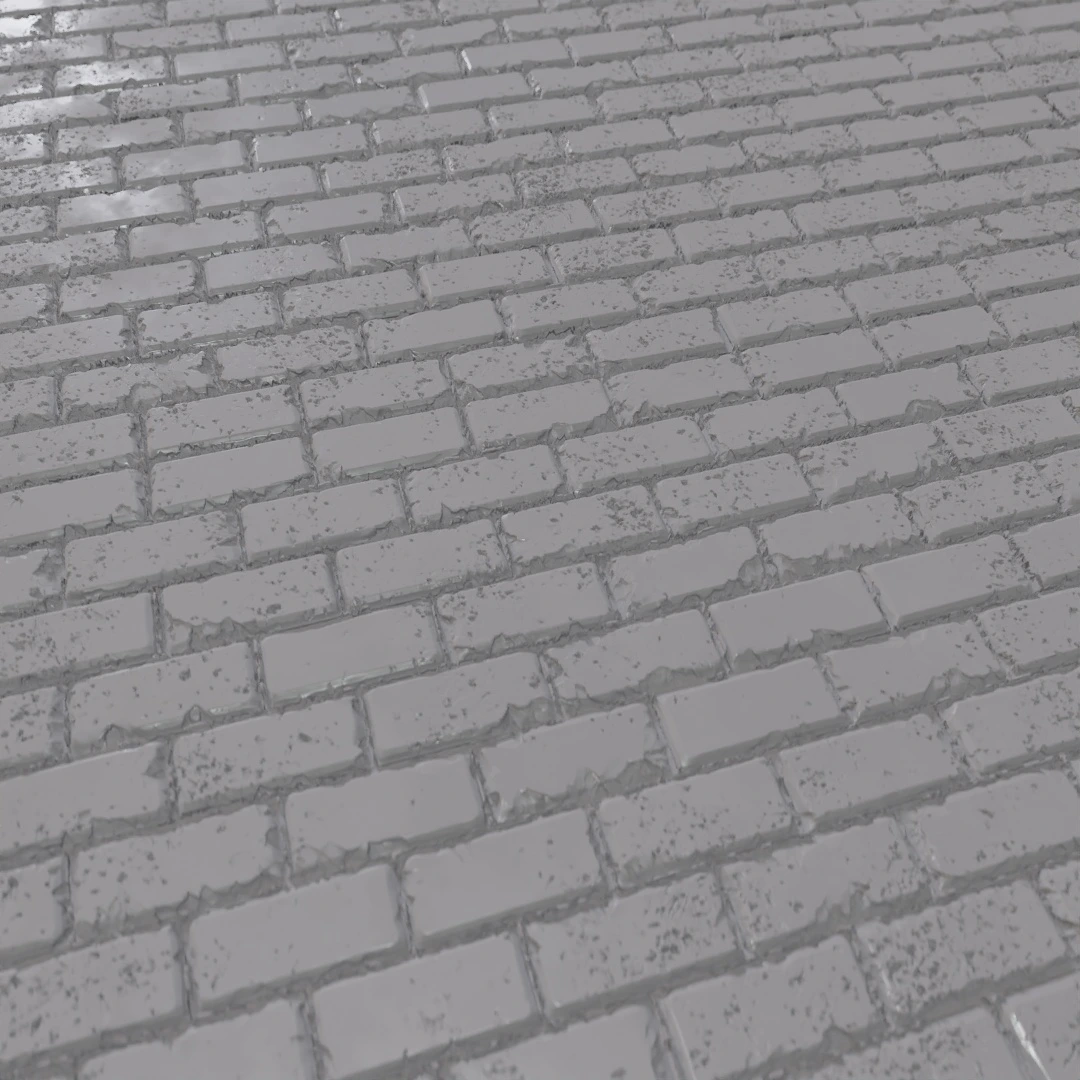 Distressed Green Patina Brick Texture 1529 - LotPixel