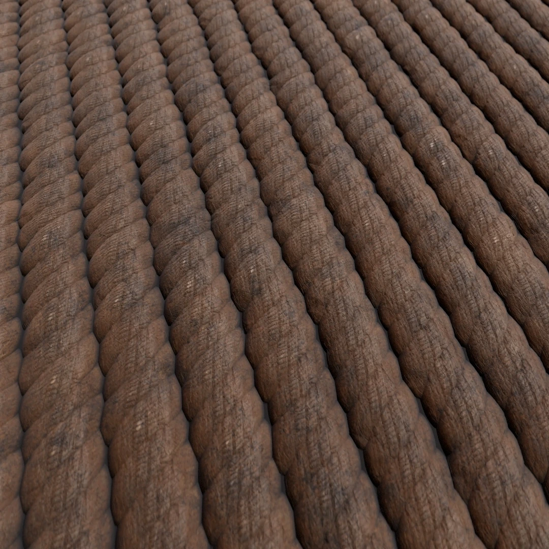 Earthy Brown Worn Rope Texture 4200 - LotPixel