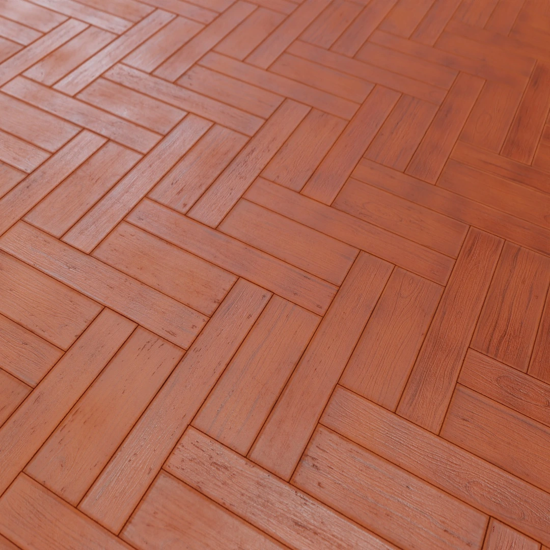 Elegant Cherry Herringbone Parquet Texture 3365 - LotPixel