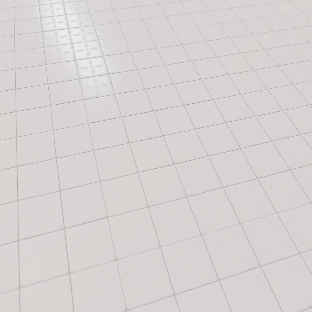 Ivory Spanish Gloss Ceramic Texture 3980 - LotPixel