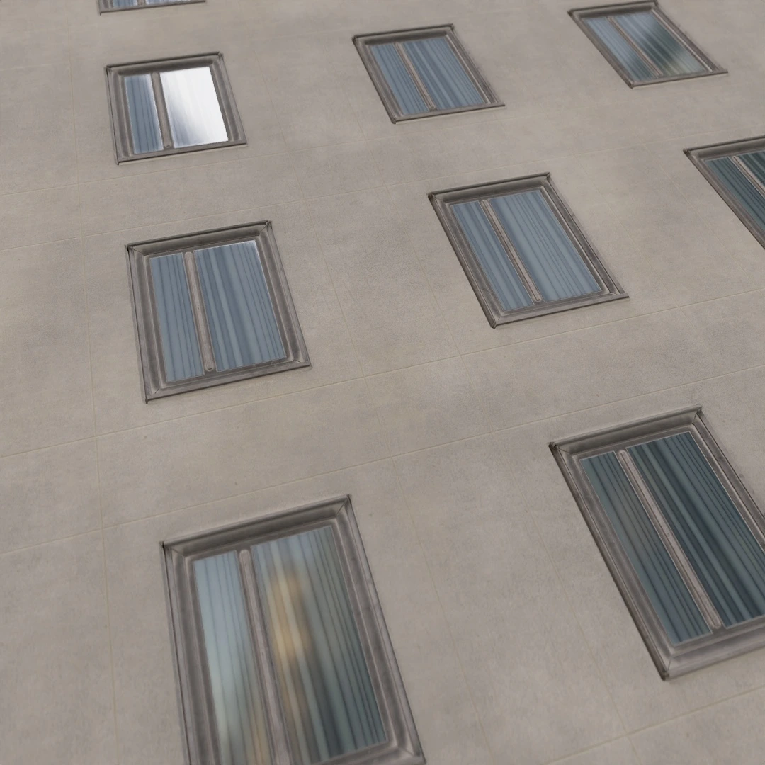 Light Grey Residential Wall Facade Texture 5345 - LotPixel