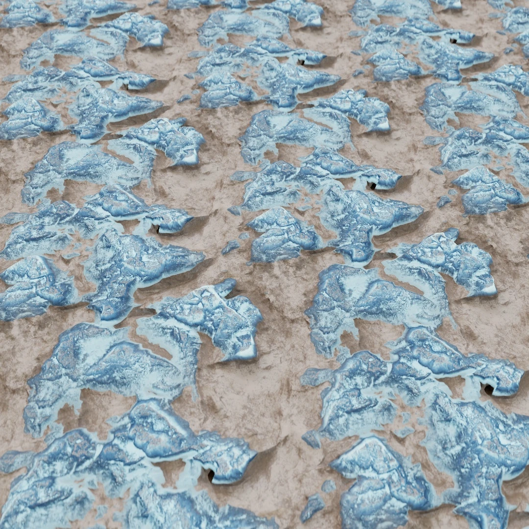 Mystic Azure Crags Texture 3711 - LotPixel