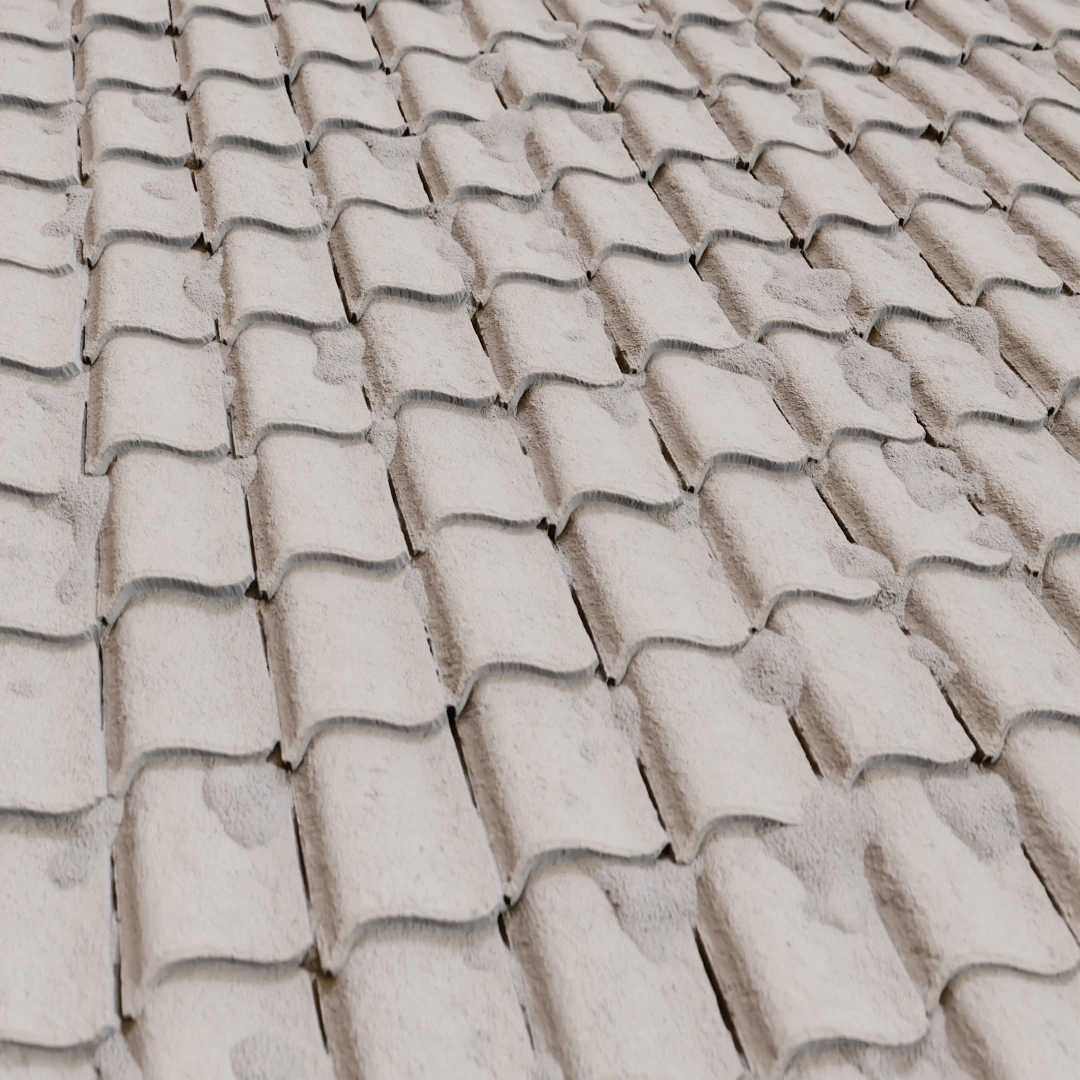 Old Weathered Terracotta Shingle Texture 4070 - LotPixel