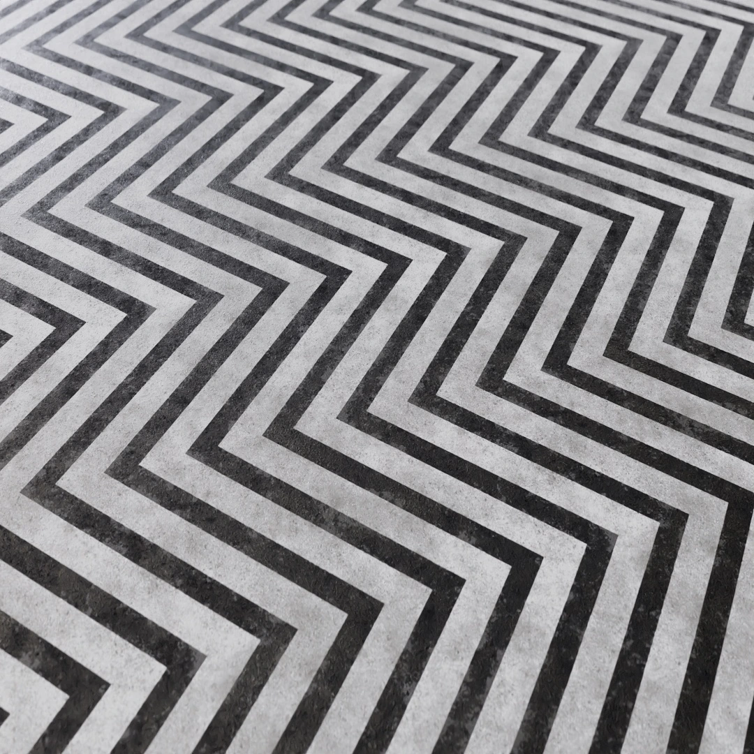 Painted Geometric Concrete Road Texture 1897 - LotPixel