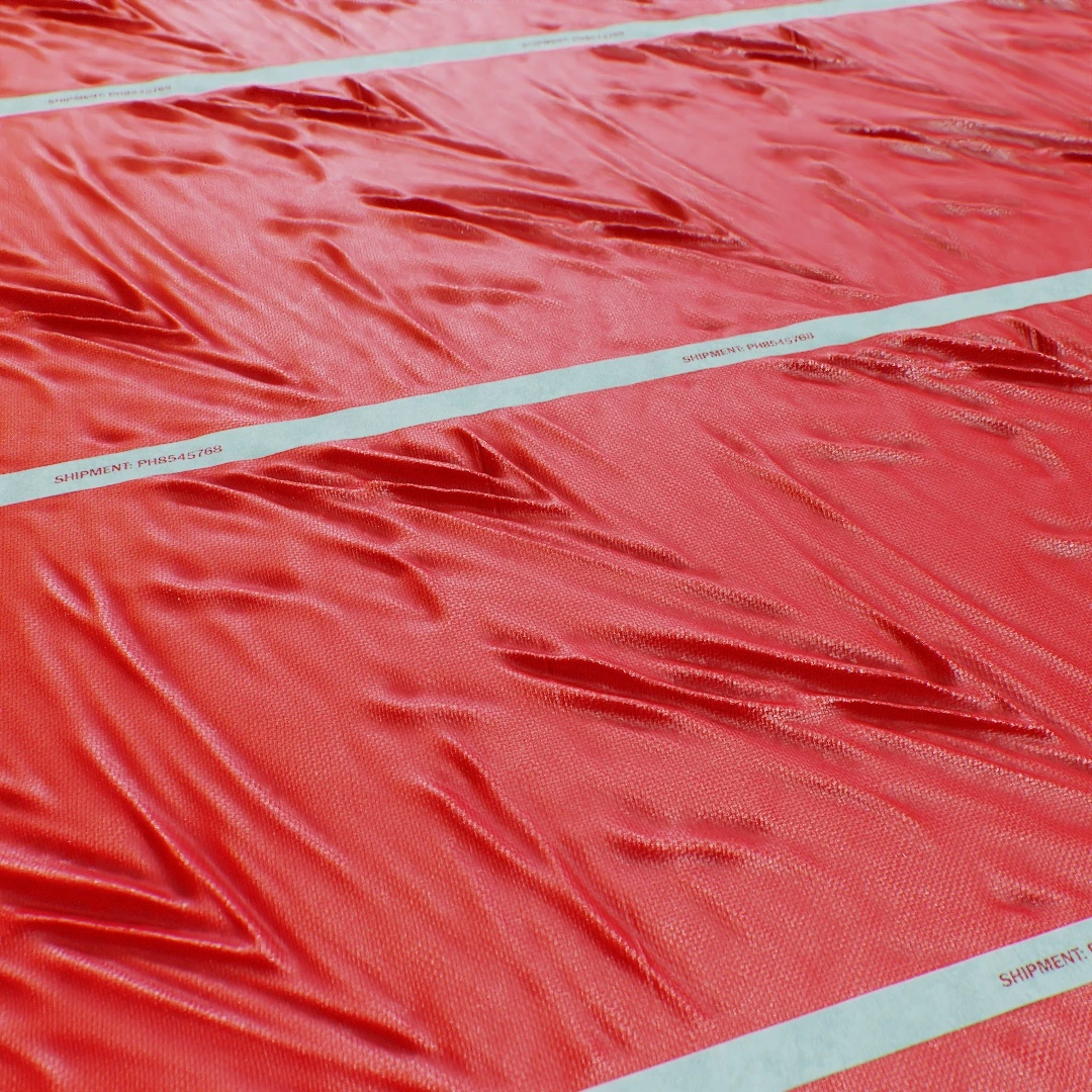 Red Woven Tarpaulin Texture 3059 - LotPixel