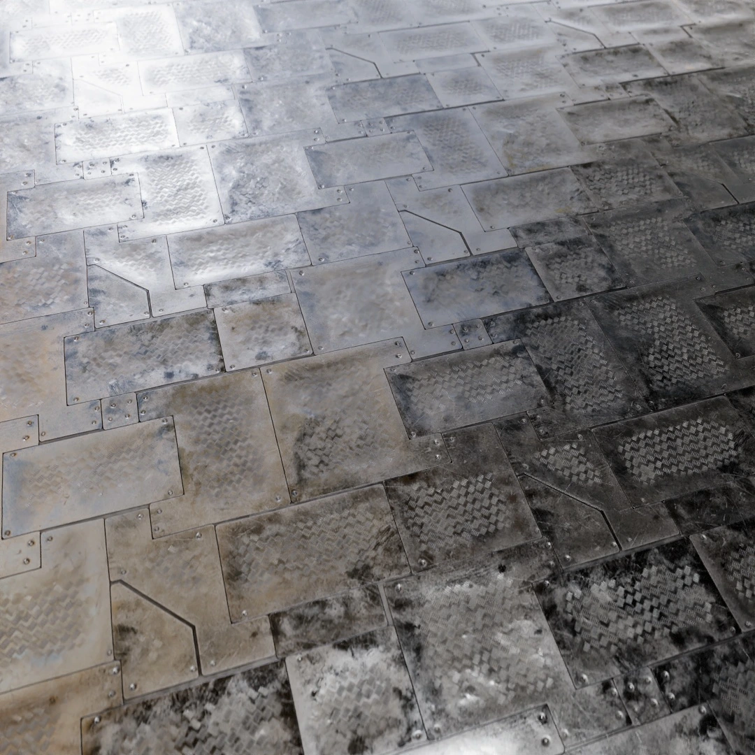 Sci-Fi Metal Floor Texture 4920 - LotPixel