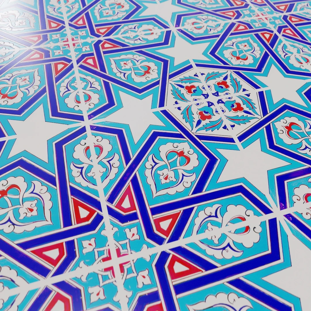 Seljuk Star Geometric Traditional Texture 927 - LotPixel
