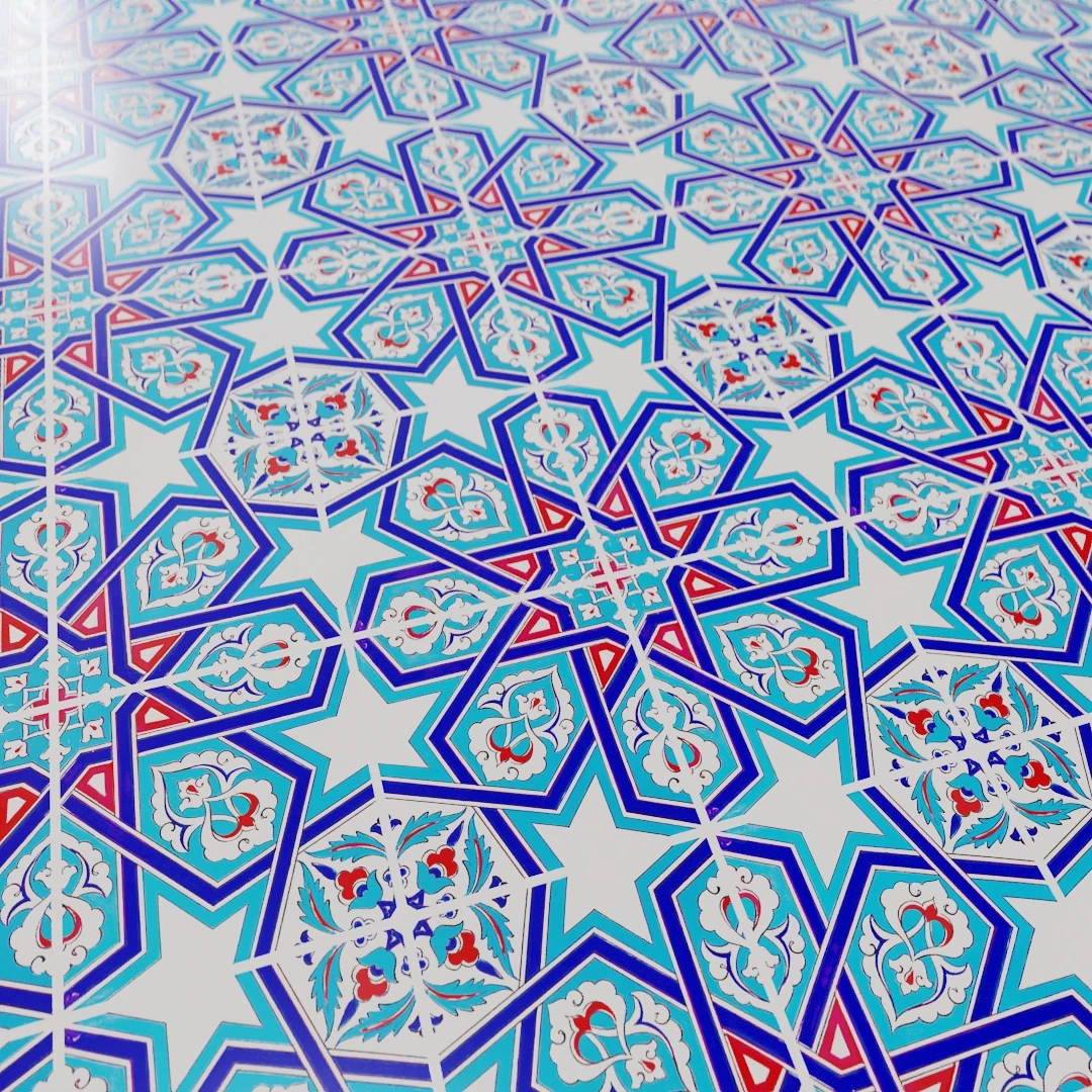 Seljuk Star Geometric Traditional Texture 927 - LotPixel