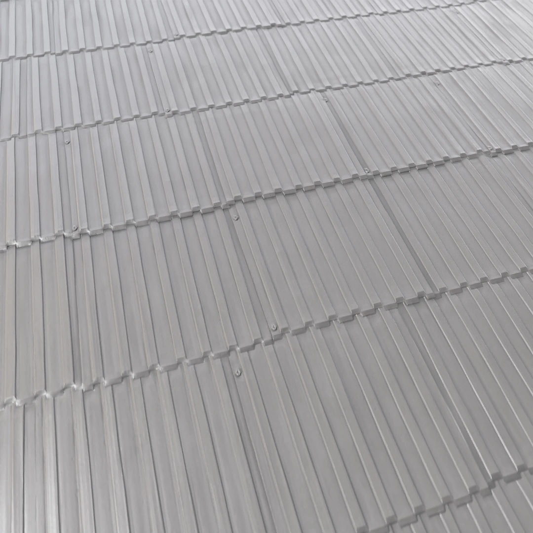 Silver Steel Ribbed Metal Texture 4112 - LotPixel