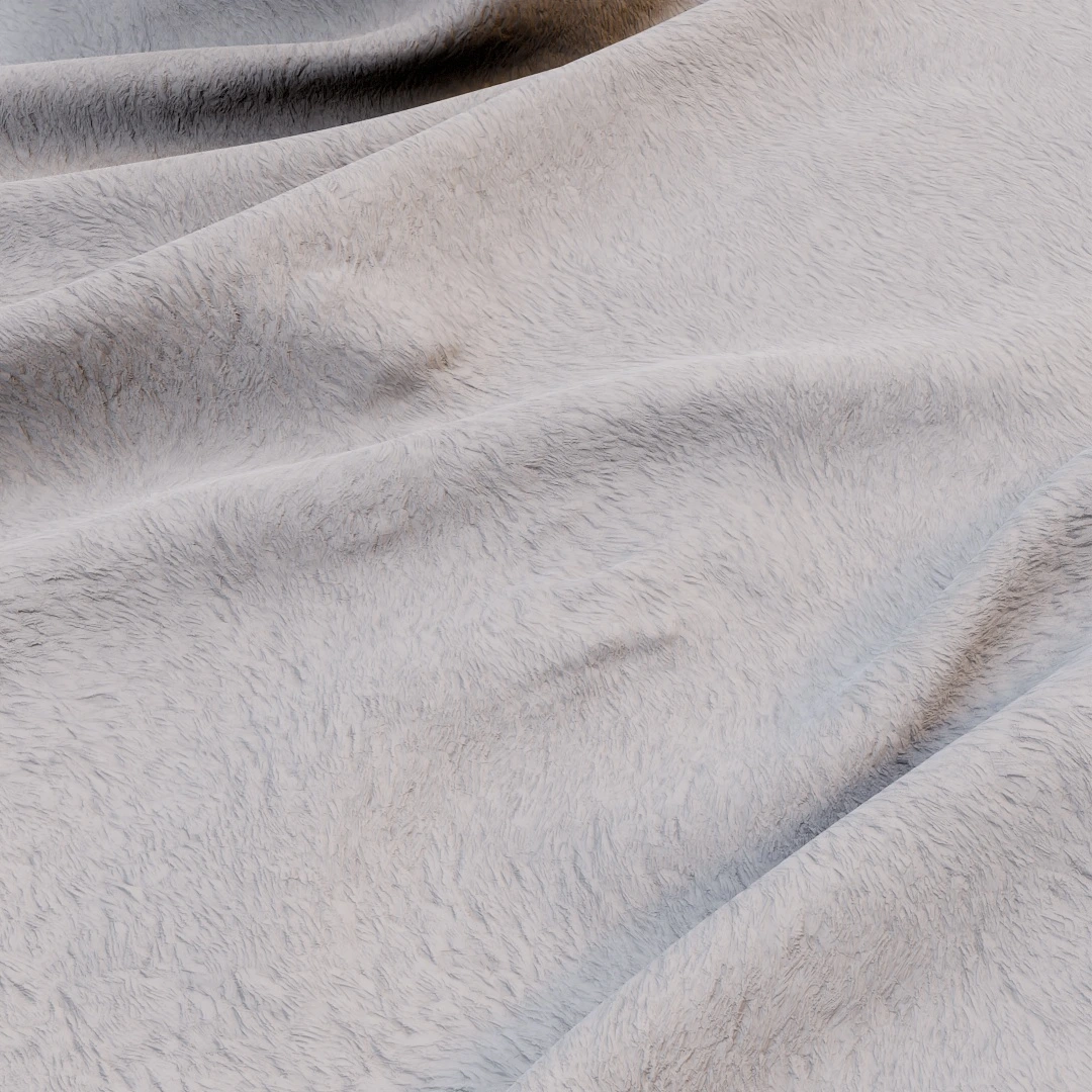 Vibrant Blue Faux Fur Texture 3596 - LotPixel