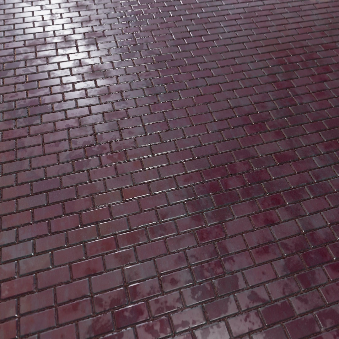 Vintage Crimson Brick Wall Texture 1527 - LotPixel