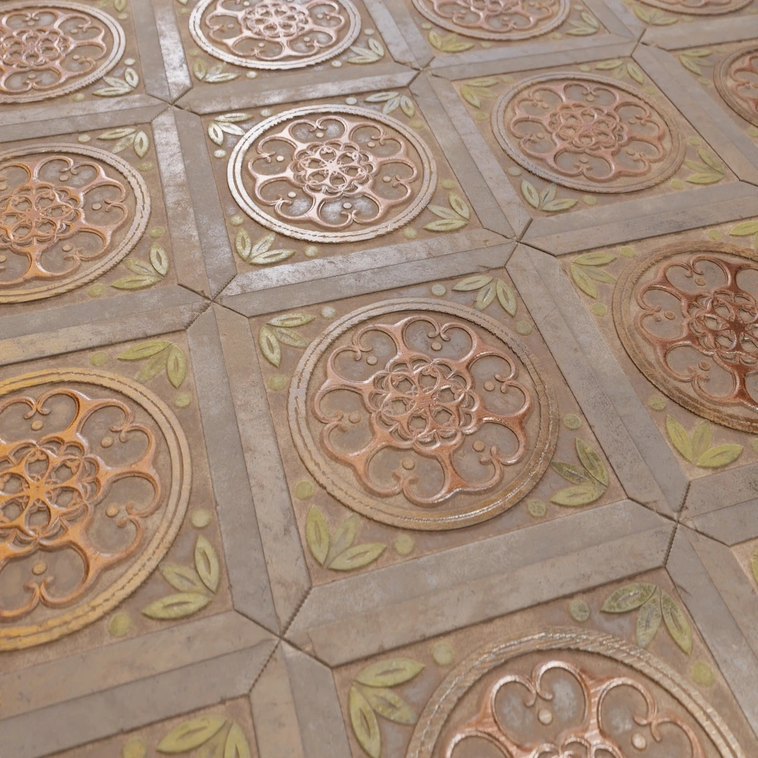 Vintage Floral Embossed Texture 4701 - LotPixel