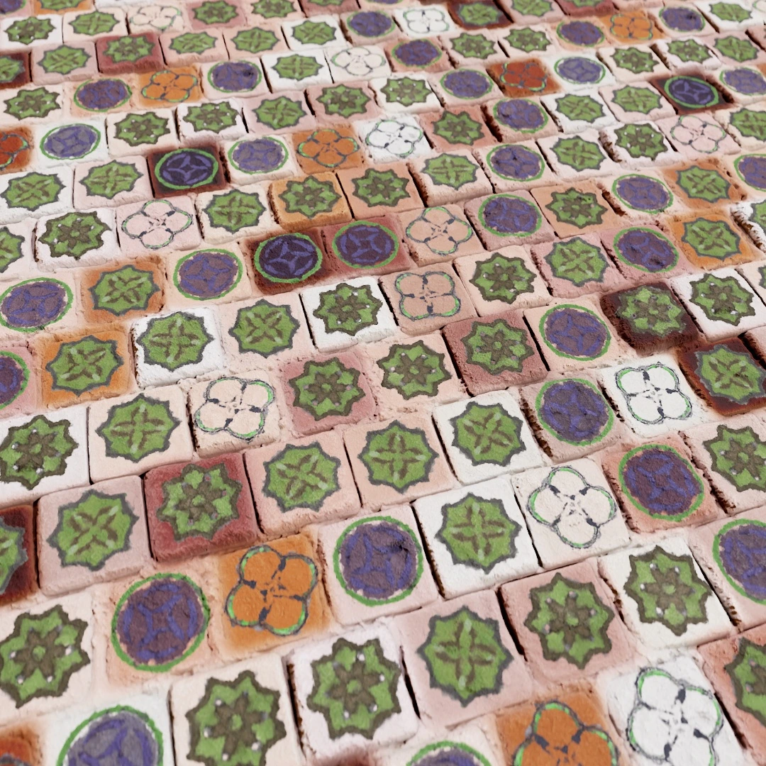 Vintage Ornate Ceramic Texture 3404 - LotPixel