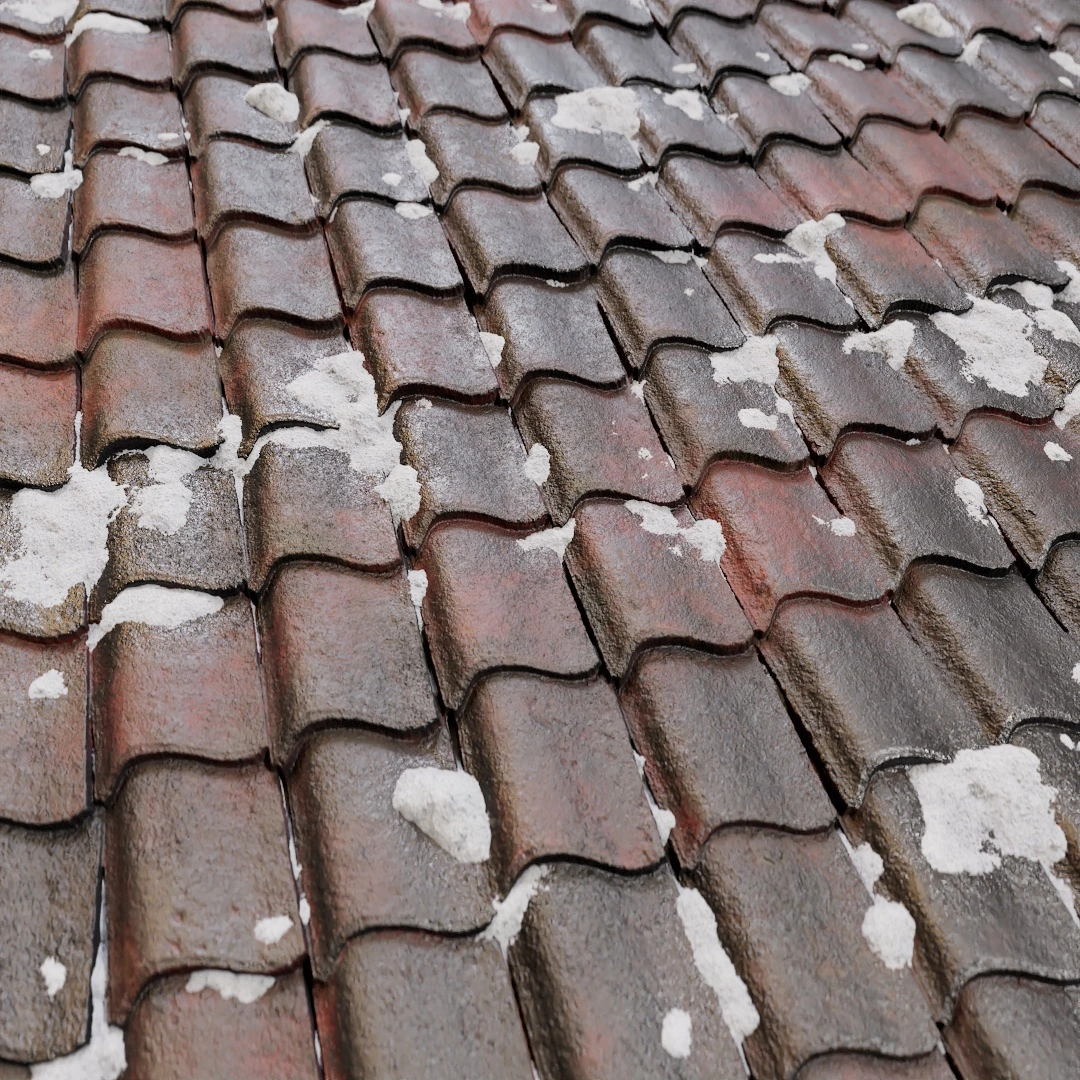 Weathered Terracotta Shingle Texture 4075 - LotPixel