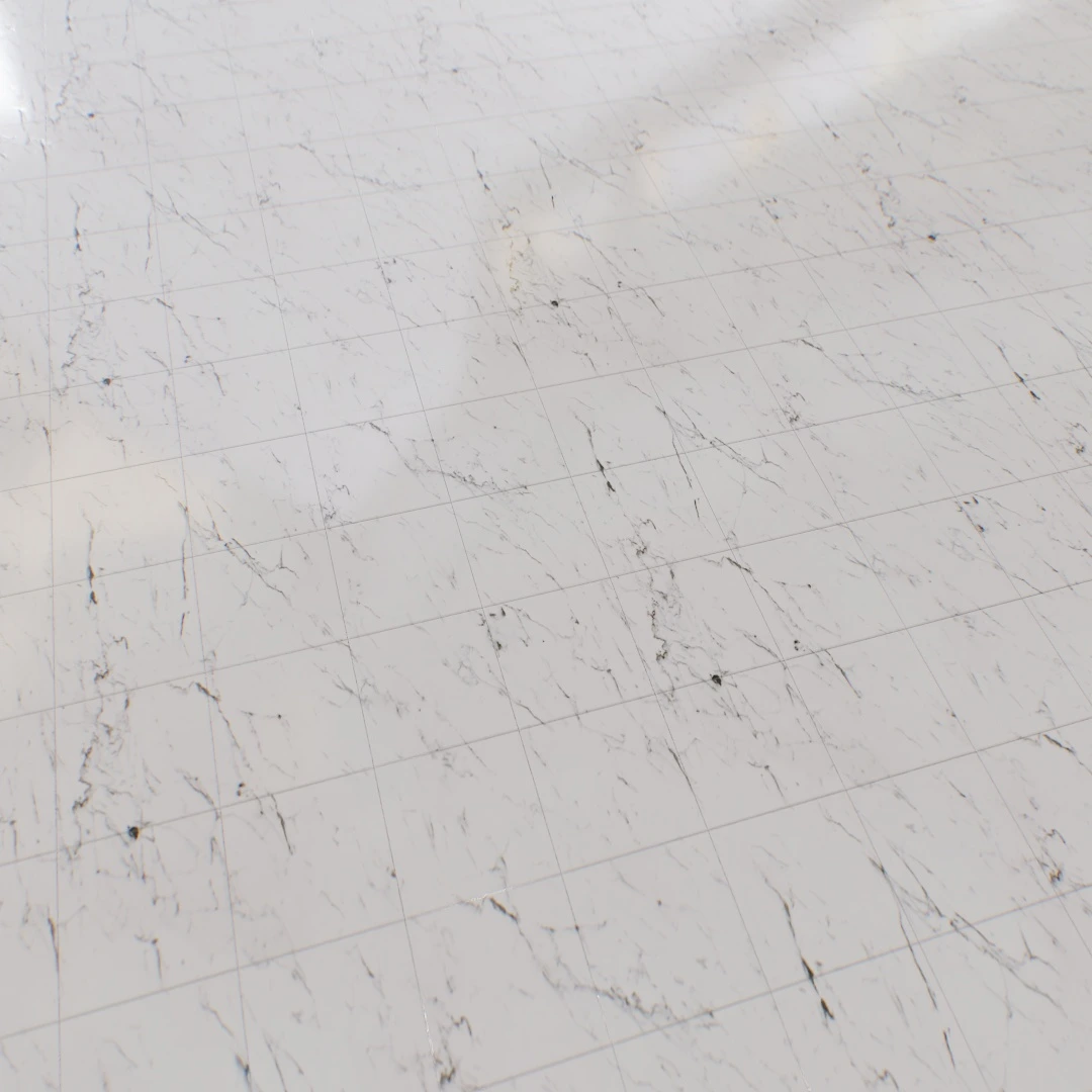 White Ario Natural Stone Tile Texture 3002 - LotPixel