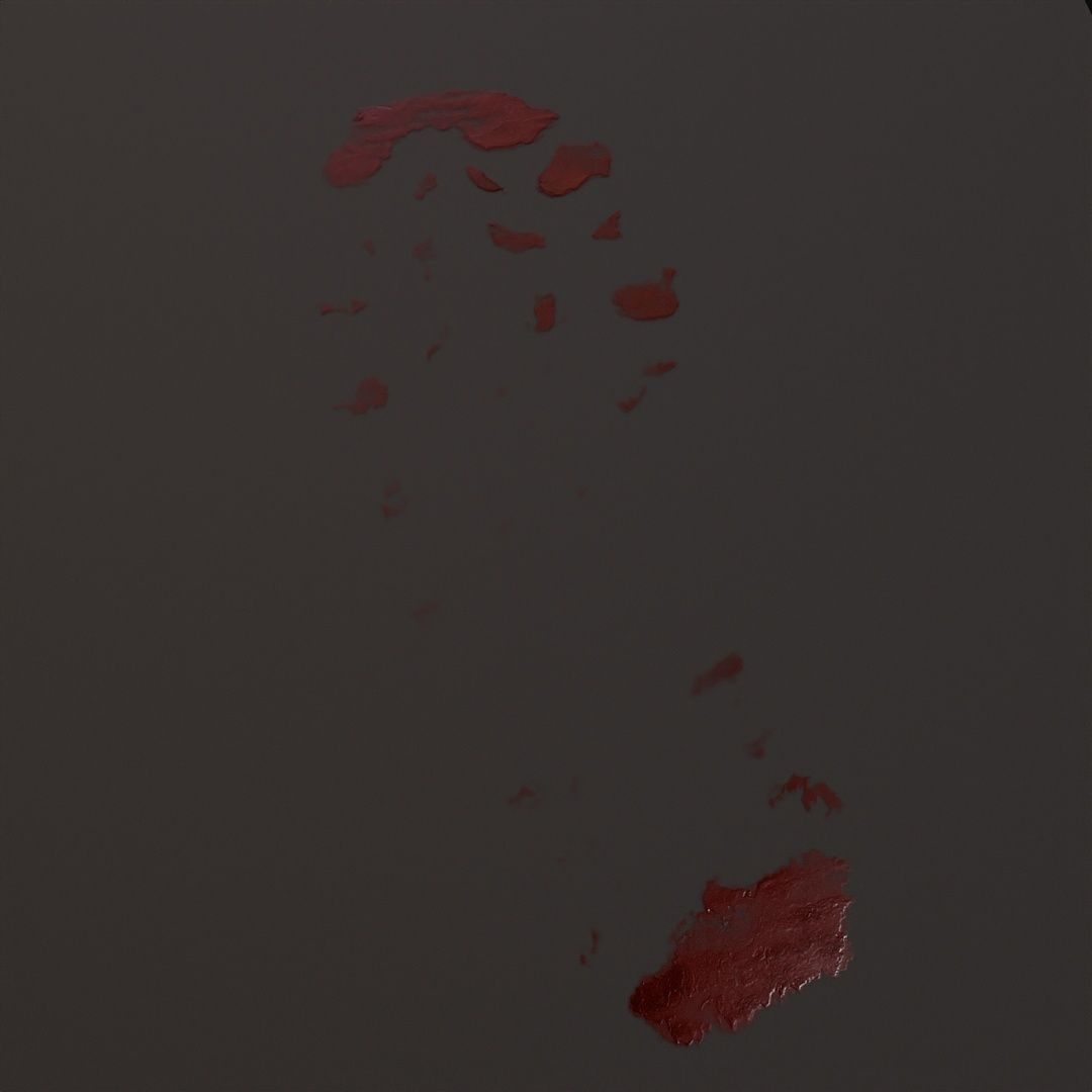 LotPixel - Blood Shoe Smear Decal 246