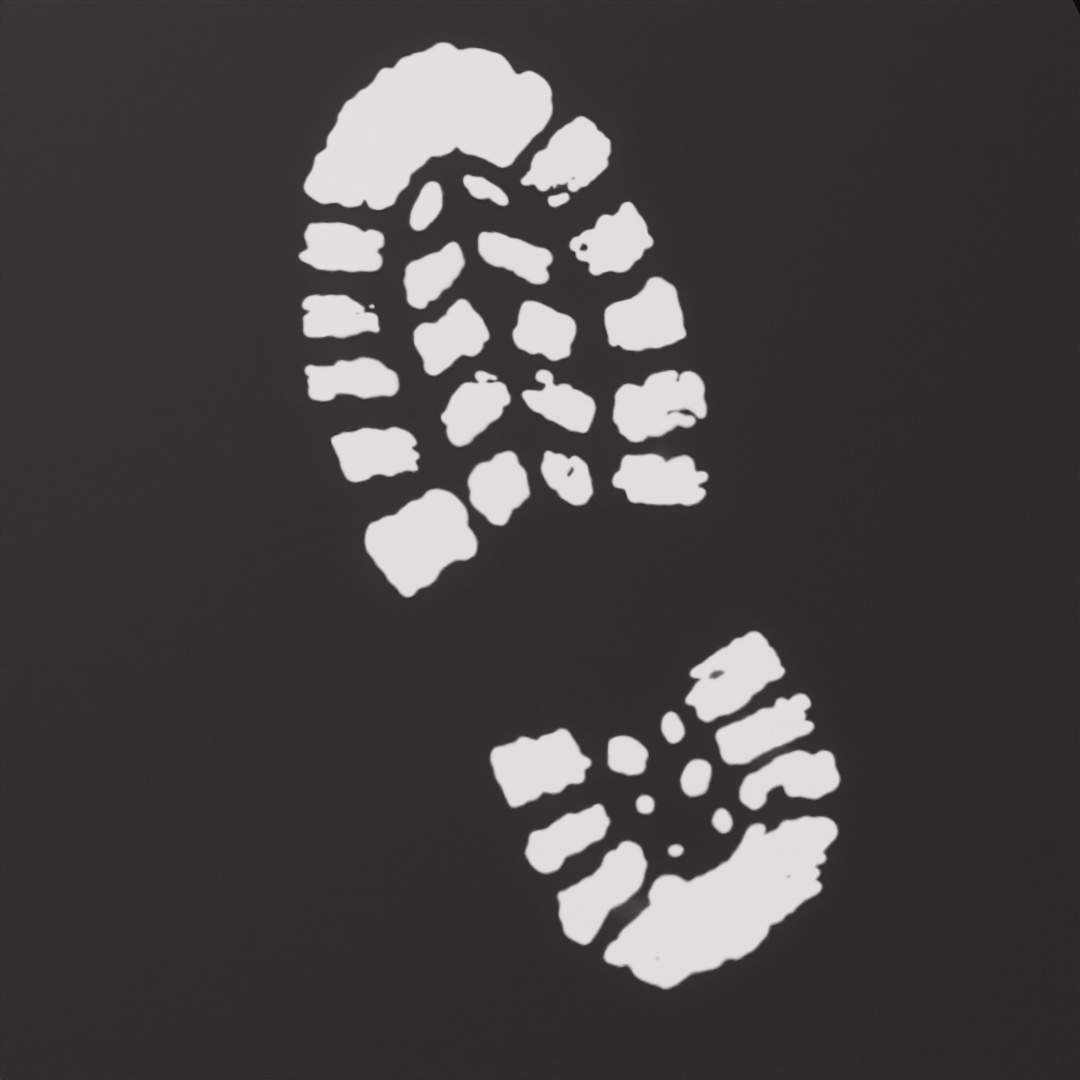 LotPixel - Blood Shoe Smear Decal 251