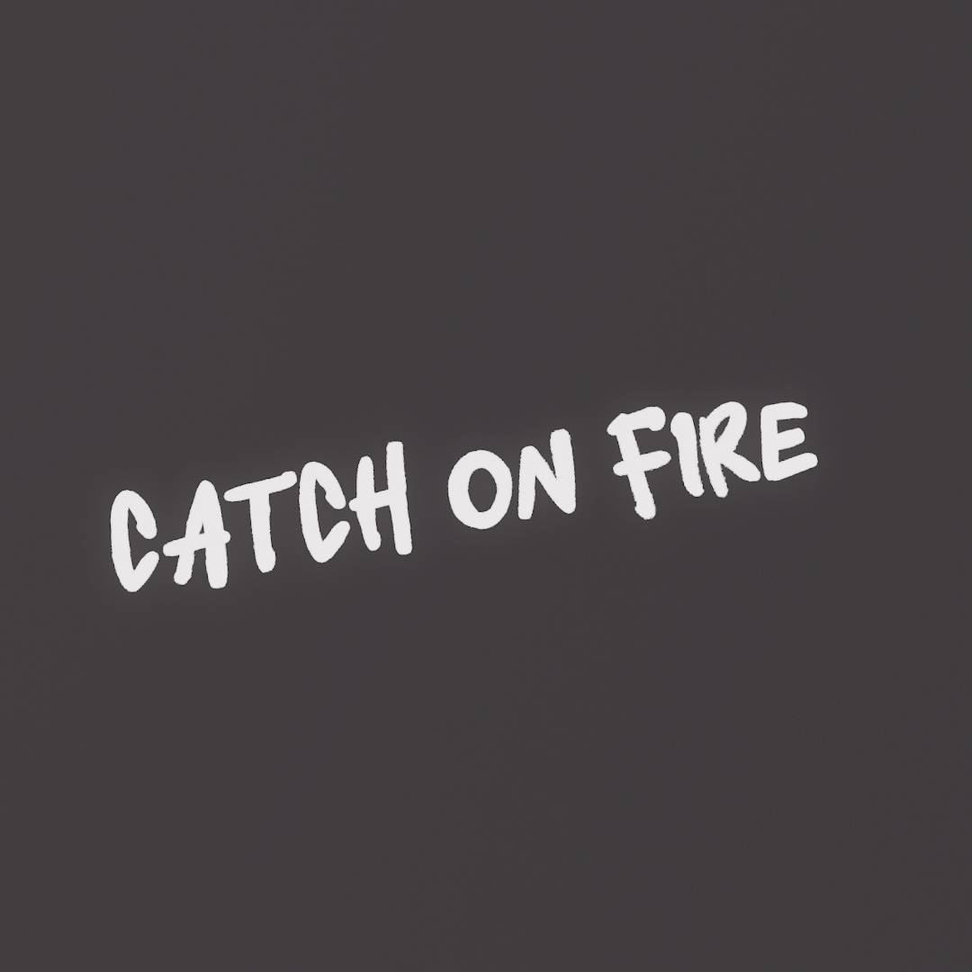 LotPixel - Catch On Fire Graffiti Decal 328
