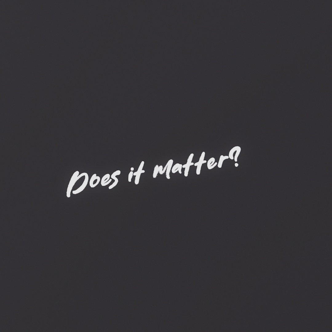 LotPixel - Does It Matter Graffiti Decal 663