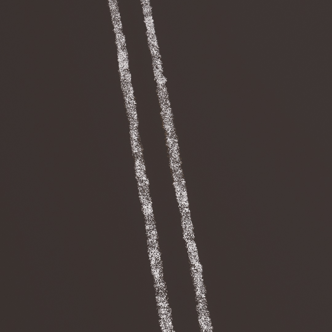 LotPixel - Double White Road Line Decals 11