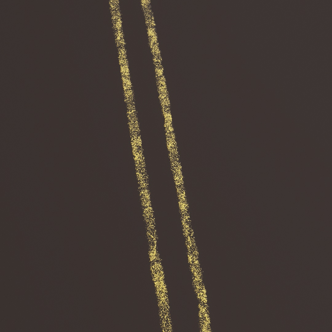 LotPixel - Double Yellow Road Line Decals 14