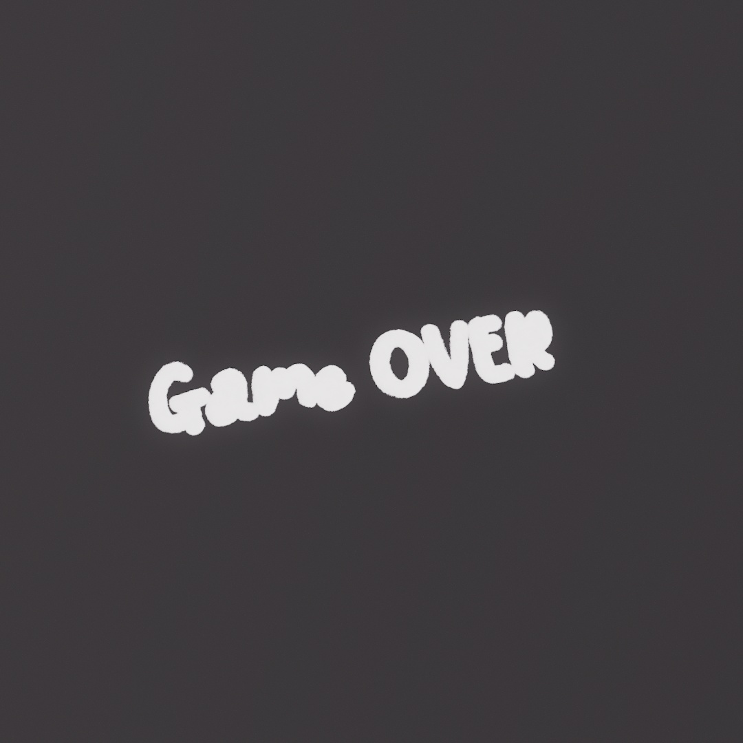 LotPixel - Game Over Graffiti Decal 542