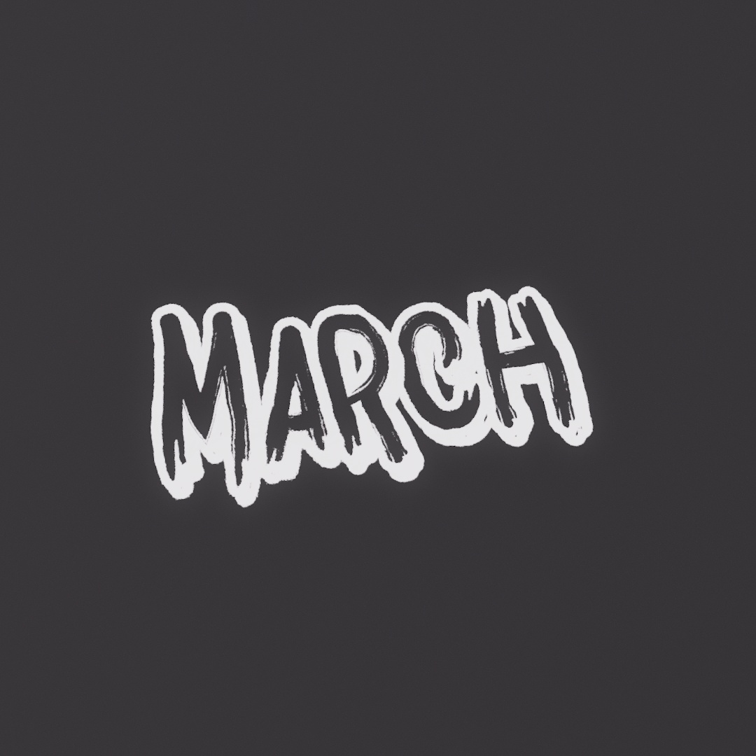 LotPixel - March Graffiti Decal 481