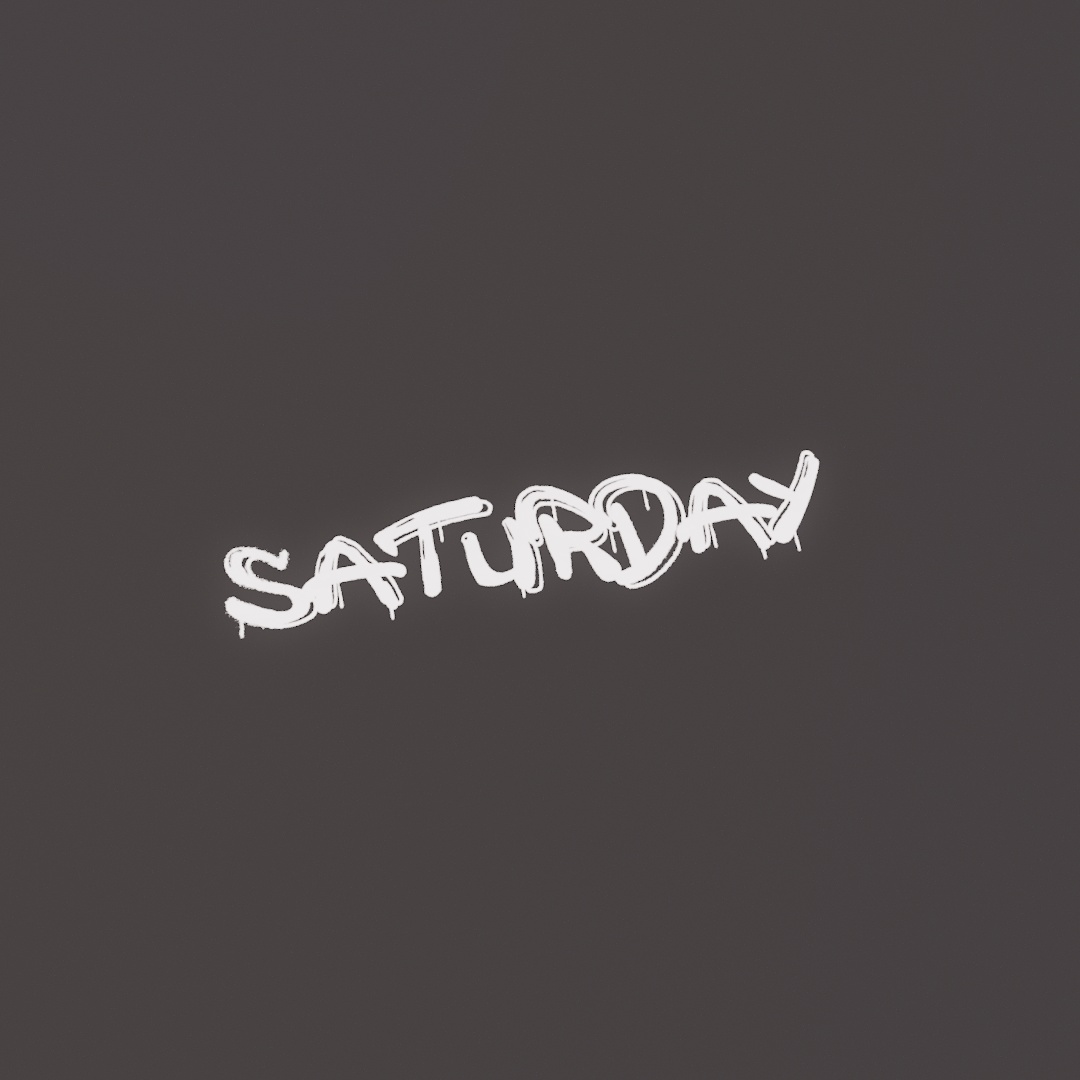 LotPixel - Saturday Graffiti Decal 619