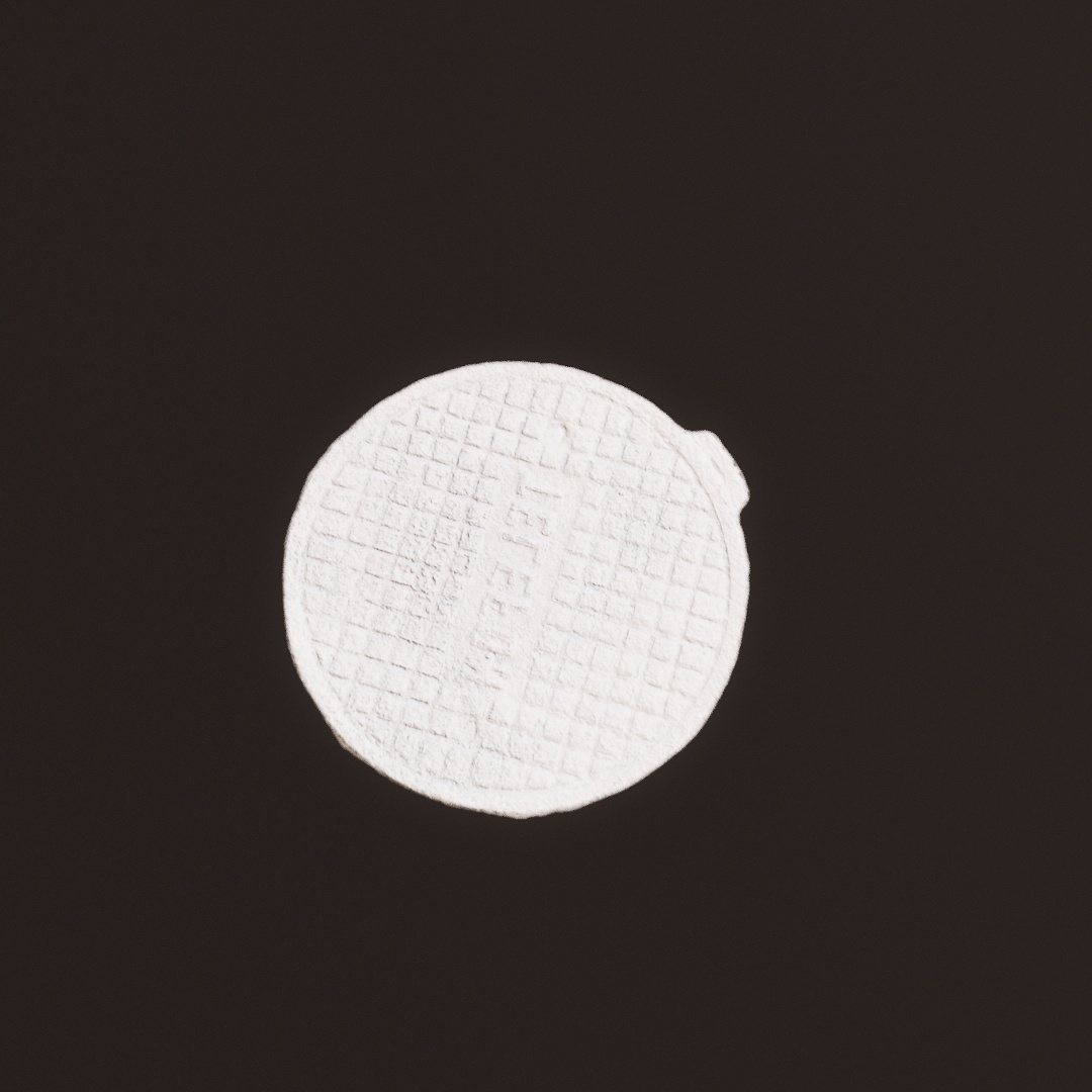 LotPixel - Street Round Manhole Cover Decals 4