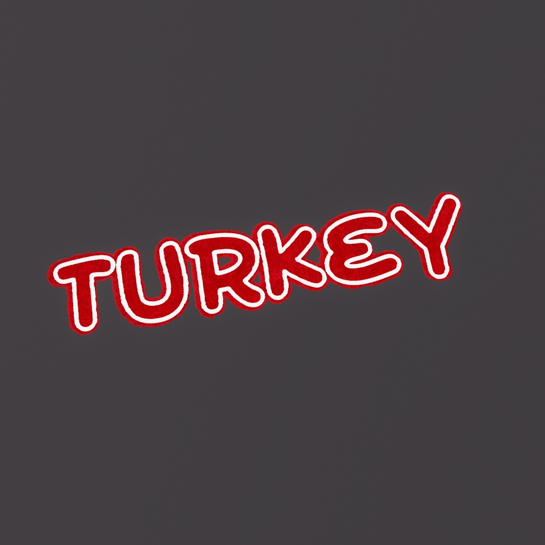 LotPixel - Turkey Graffiti Decal 522