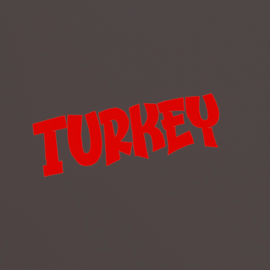 LotPixel - Turkey Graffiti Decal 598
