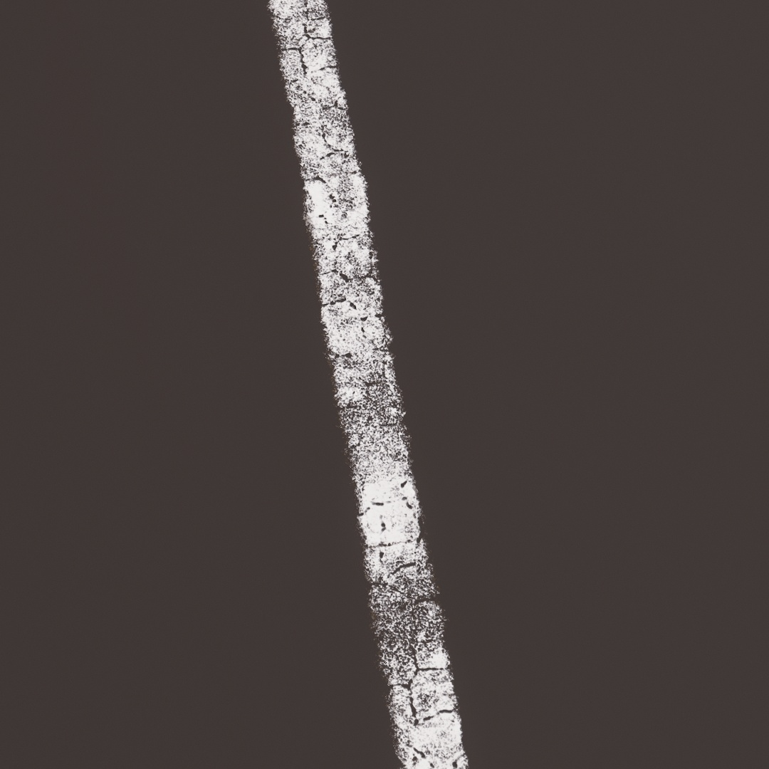 LotPixel - White Road Line Decals 24