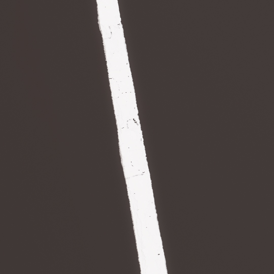 LotPixel - White Road Line Decals 27