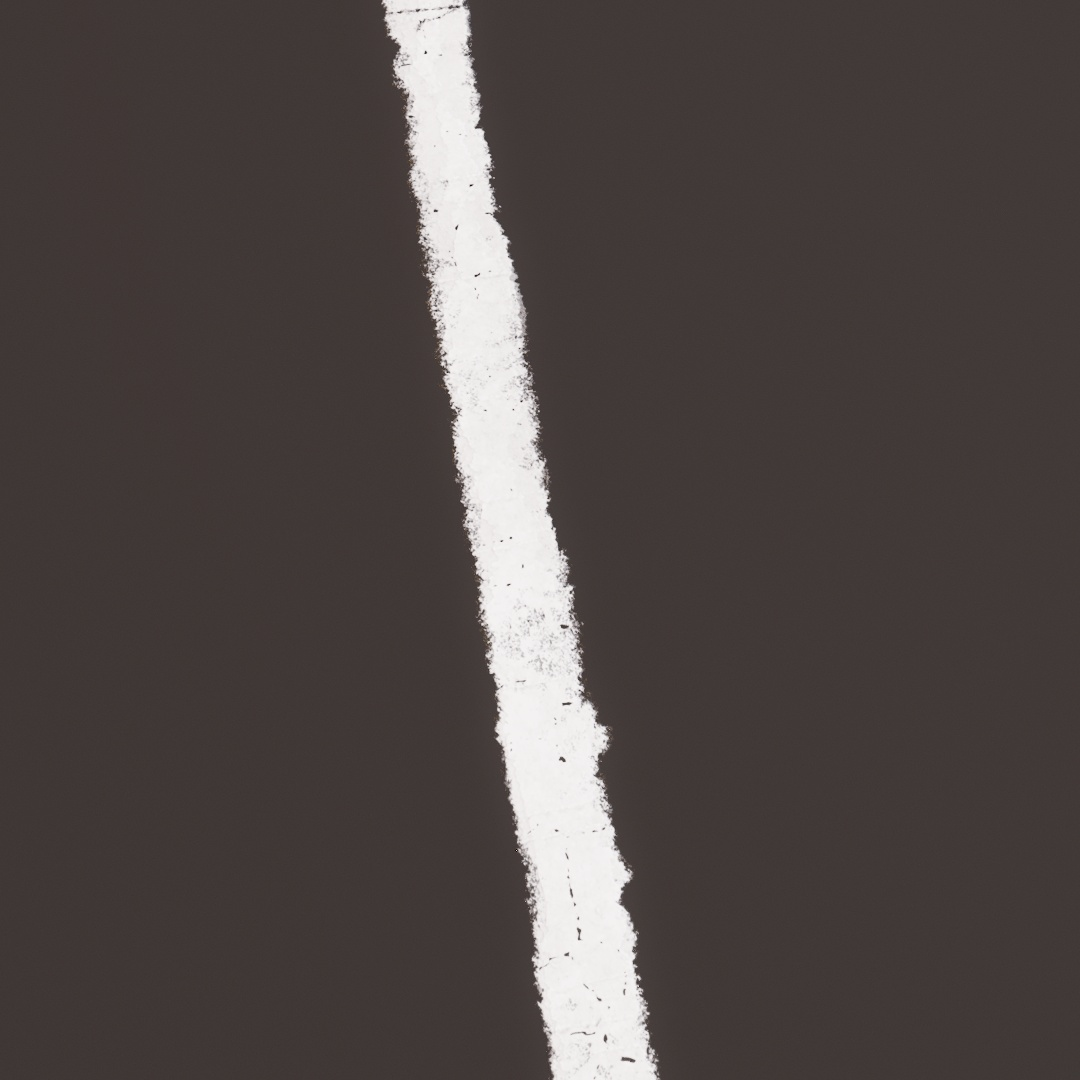 White Road Line Decals 29 - LotPixel