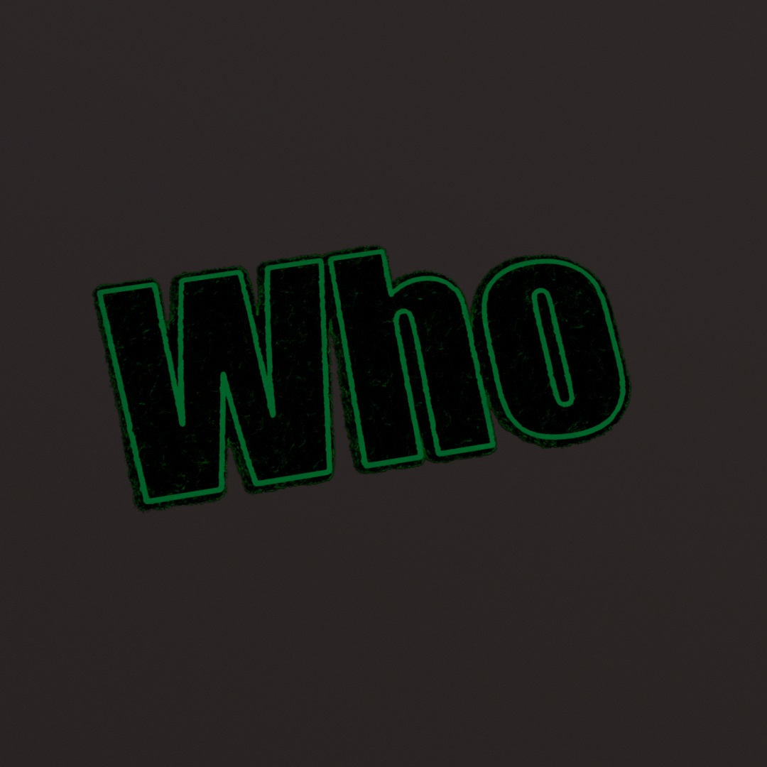 LotPixel - Who Graffiti Decal 631