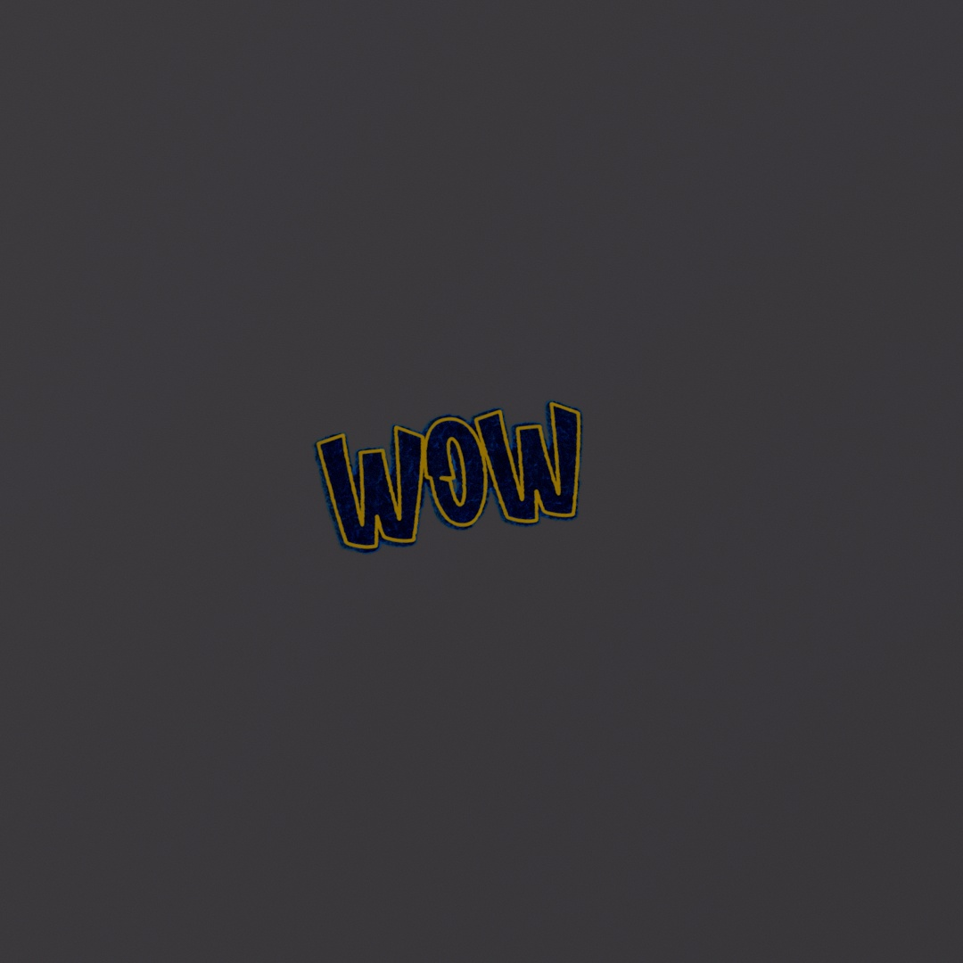 LotPixel - Wow Graffiti Decal 309