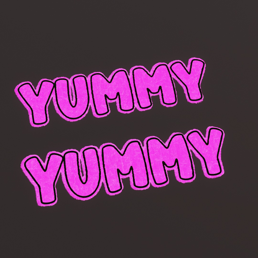 LotPixel - Yummy Yummy Graffiti Decal 342