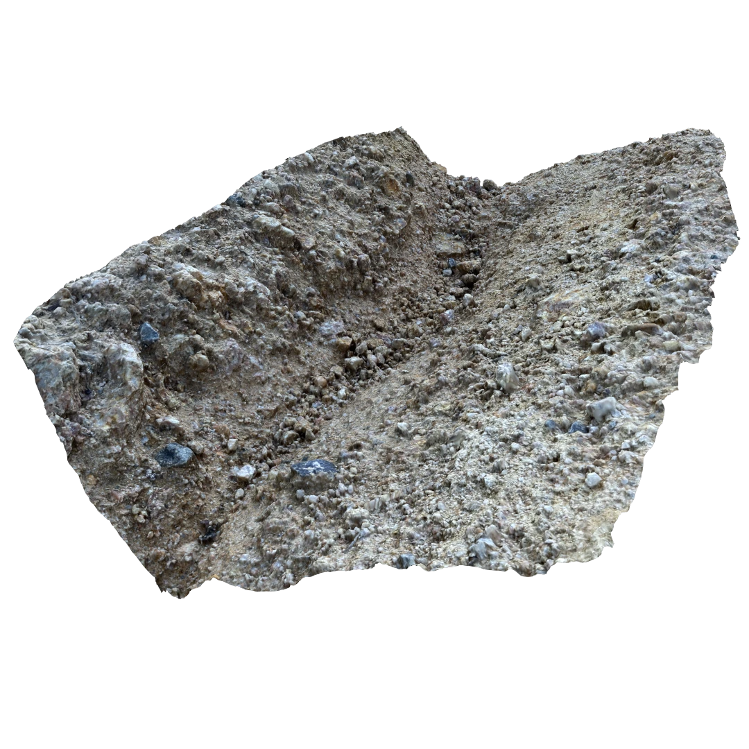 LotPixel - Ground Pit Rock 3D Model 125